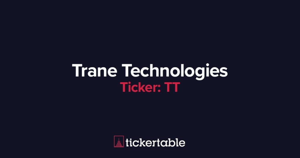 What Does Trane Technologies Do?